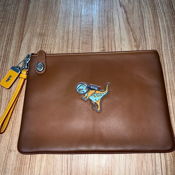 Coach | Bags | Coach Space Rexy Turnlock Pouch | Poshmark